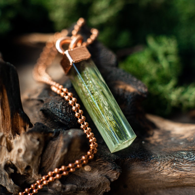 Copper Jewelry Pendant Crystal Made of Epoxy Resin With a - Etsy