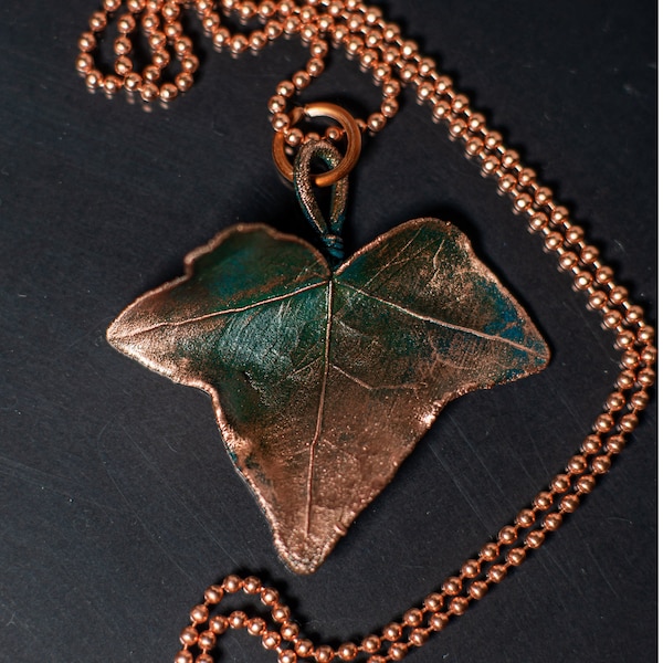 Ivy Leaf Necklace - Etsy