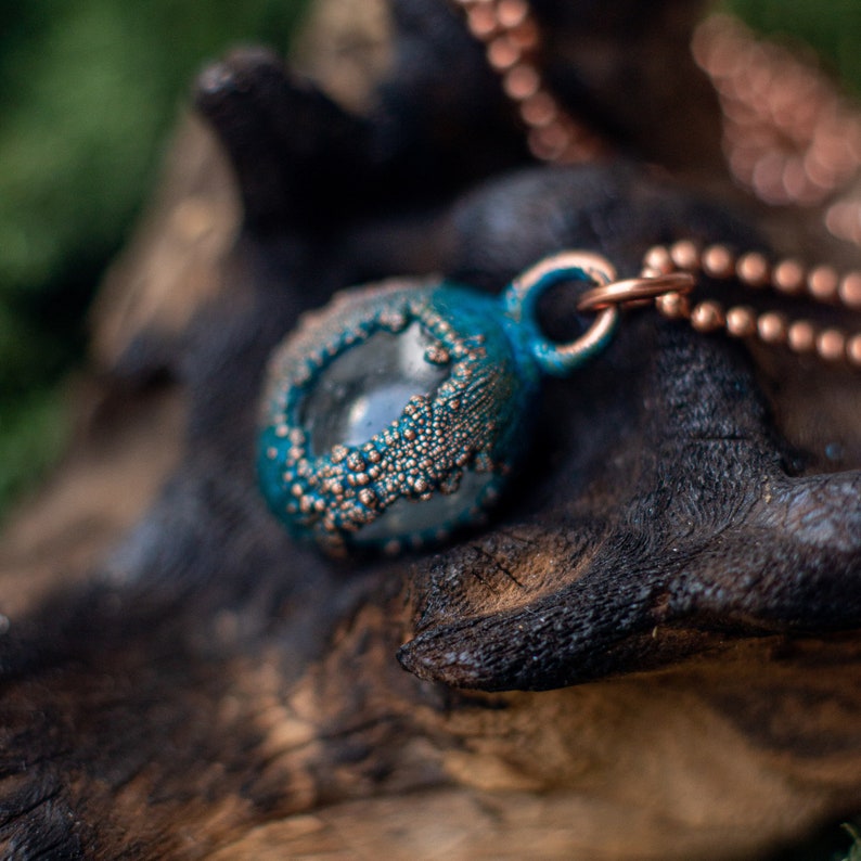 Copper Pendant Jewelry With Quartz Gift for Woman Jewelry - Etsy