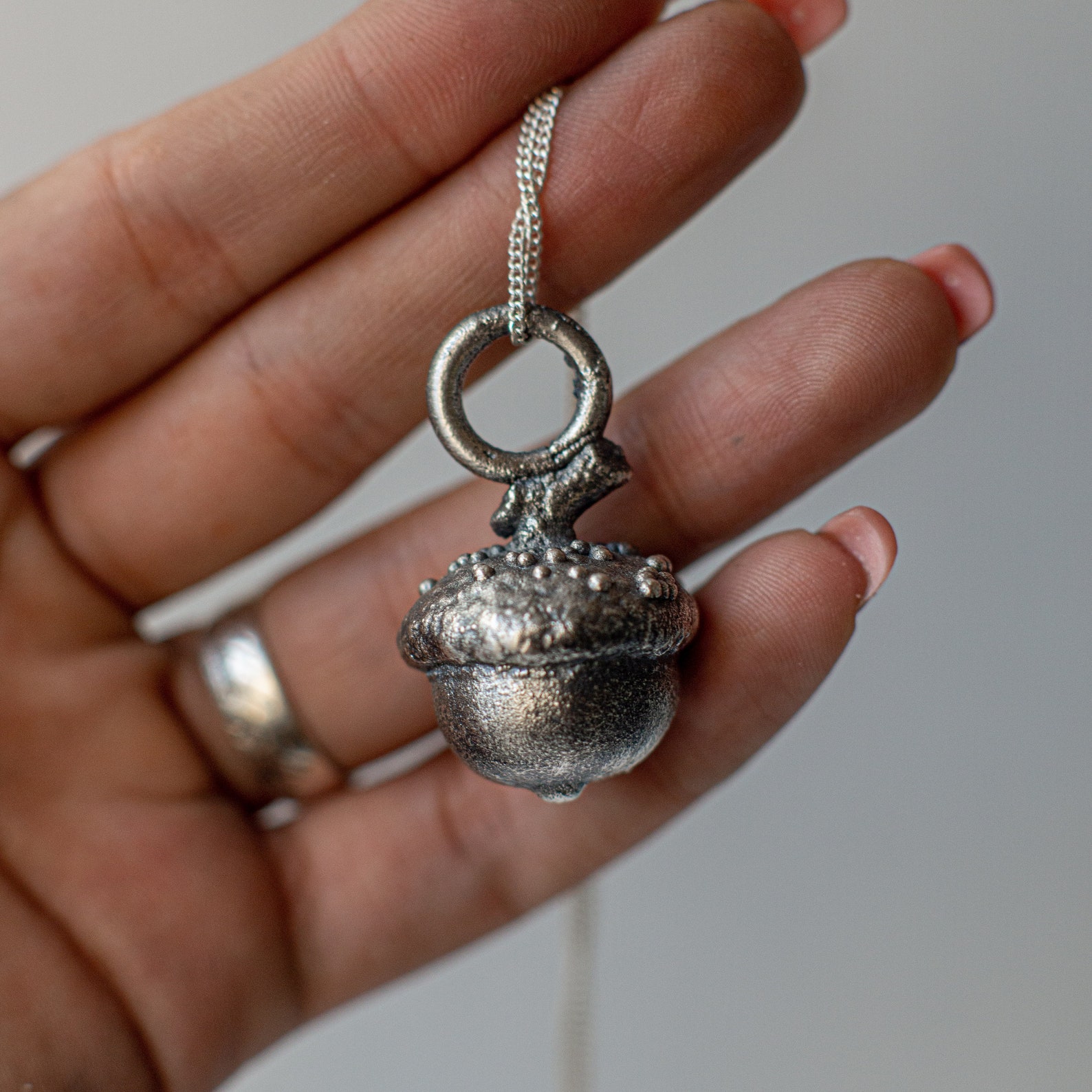 Natural Acorn in Copperacorn Pendantcopper Pendantgift for - Etsy