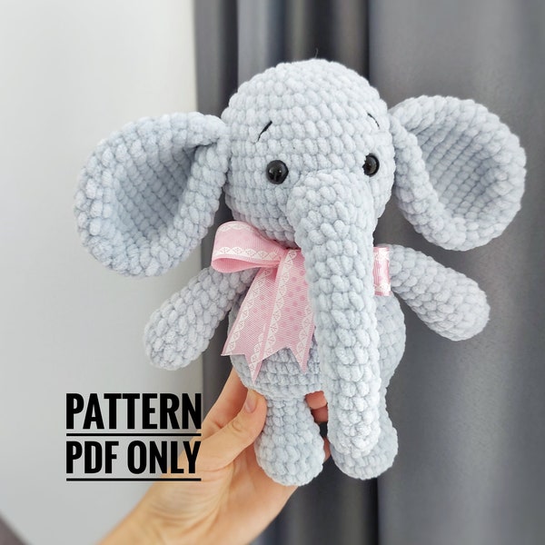 Stuffed Elephant - Etsy