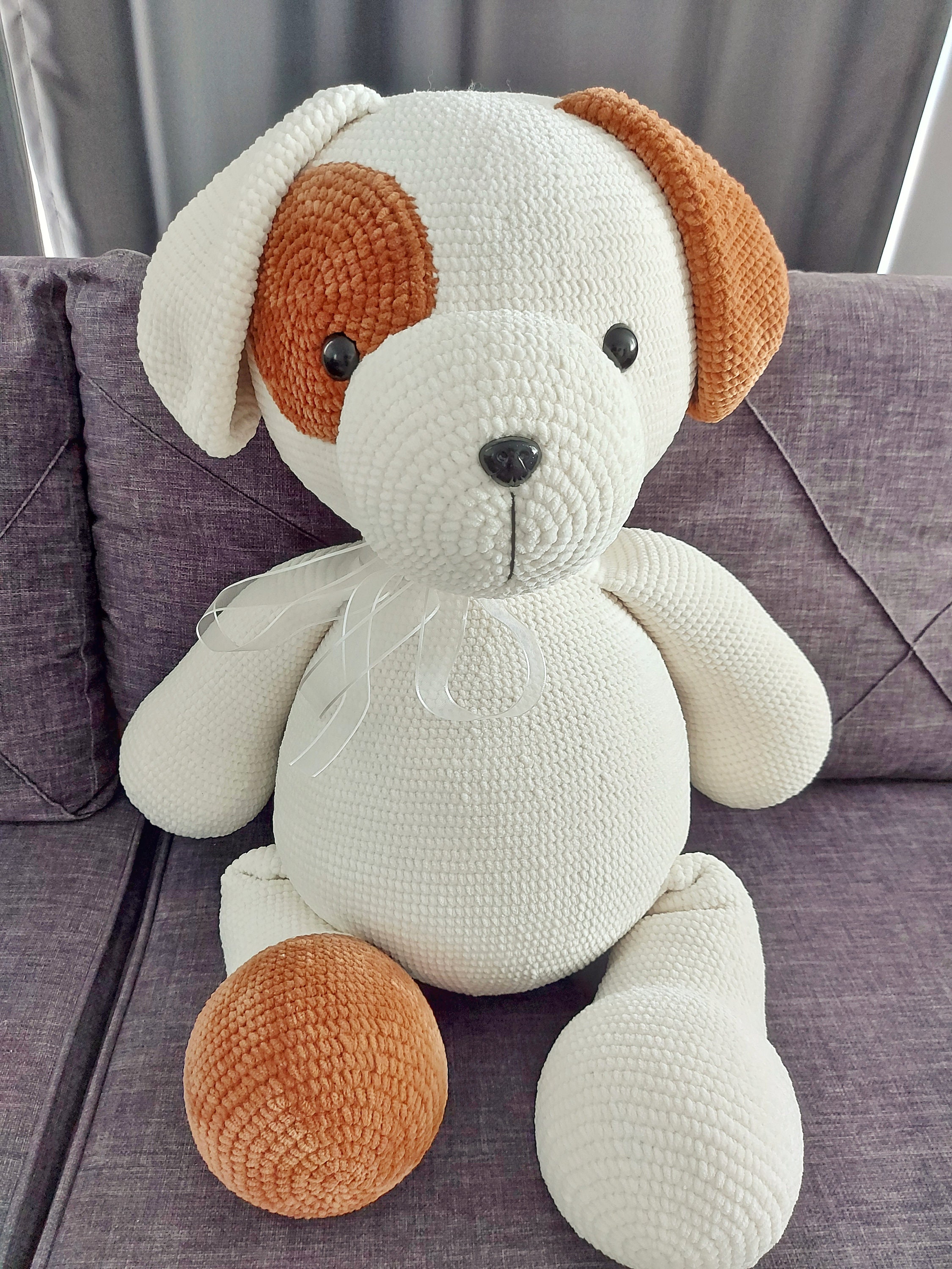 PDF Plush Big Dog Crochet Pattern Big Puppy Crochet Pattern - Etsy