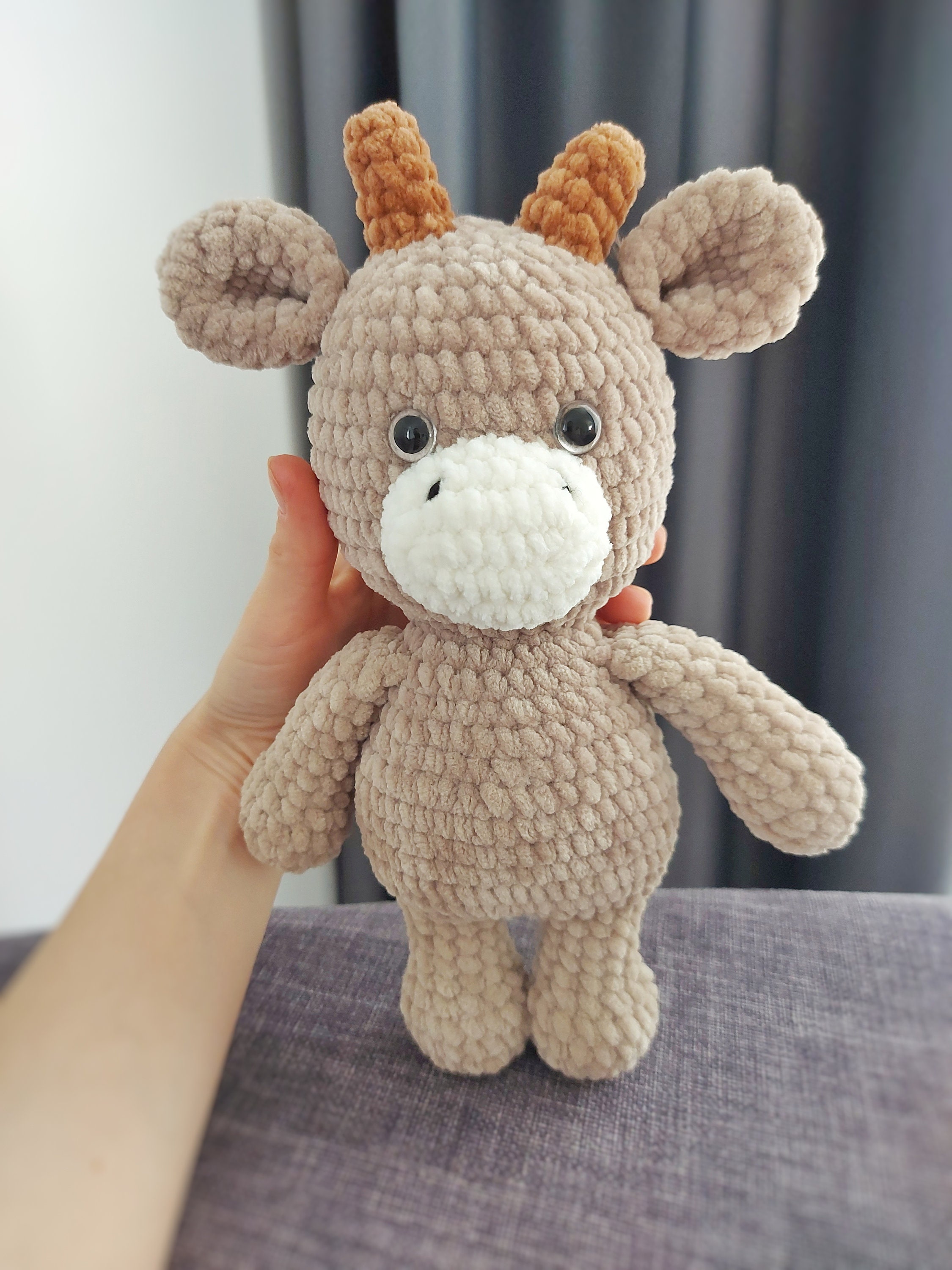 Crochet Cow Toy Pattern CROCHET PDF PATTERN english - Etsy