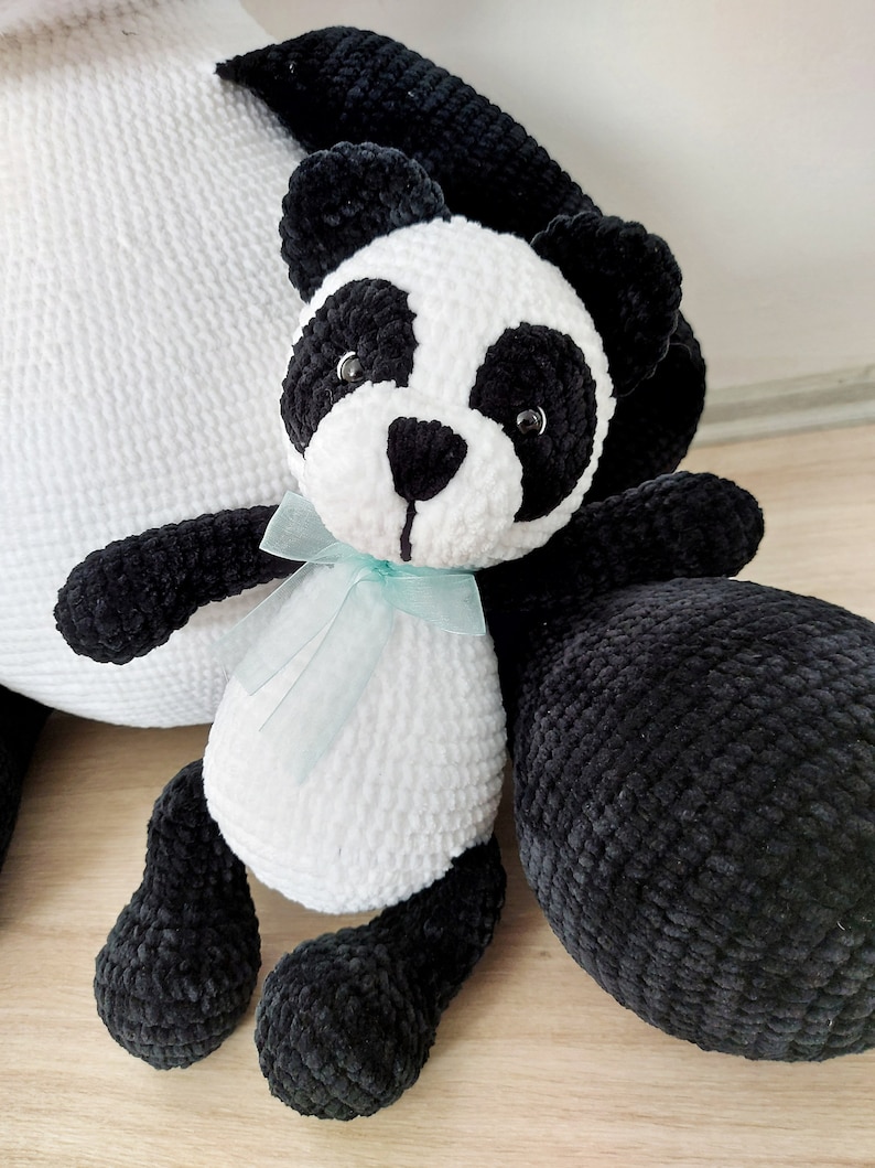 Crochet Panda Toy Pattern Bear Crochet Toy Pdf Pattern - Etsy