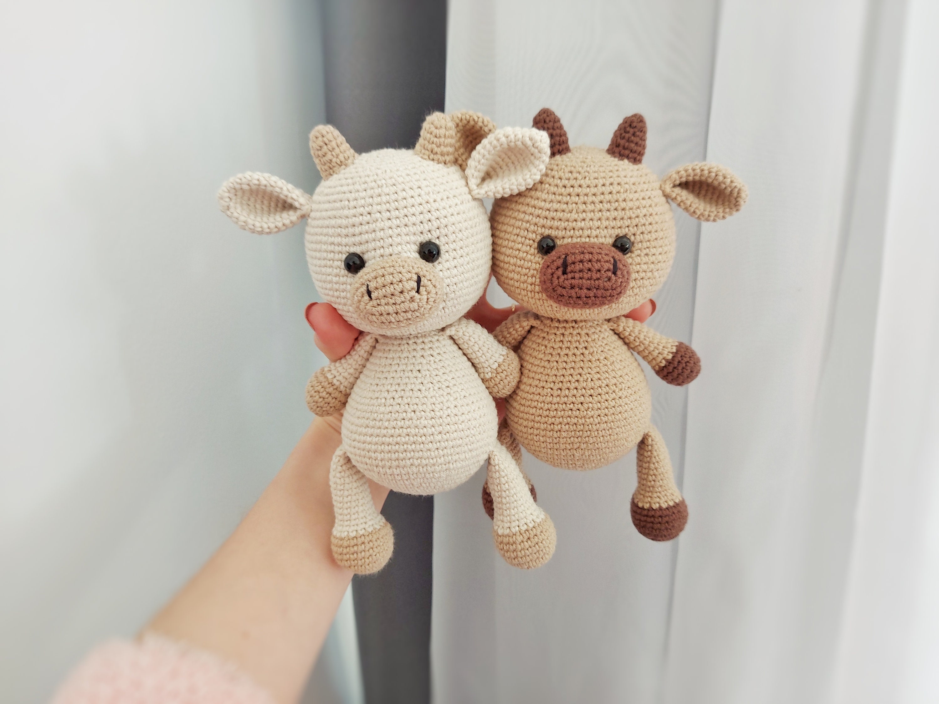 Crochet Cow Toy Pattern CROCHET PDF PATTERN english - Etsy