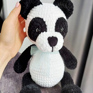 Crochet Panda Toy Pattern, Bear Crochet Toy Pdf Pattern, Crochet ...