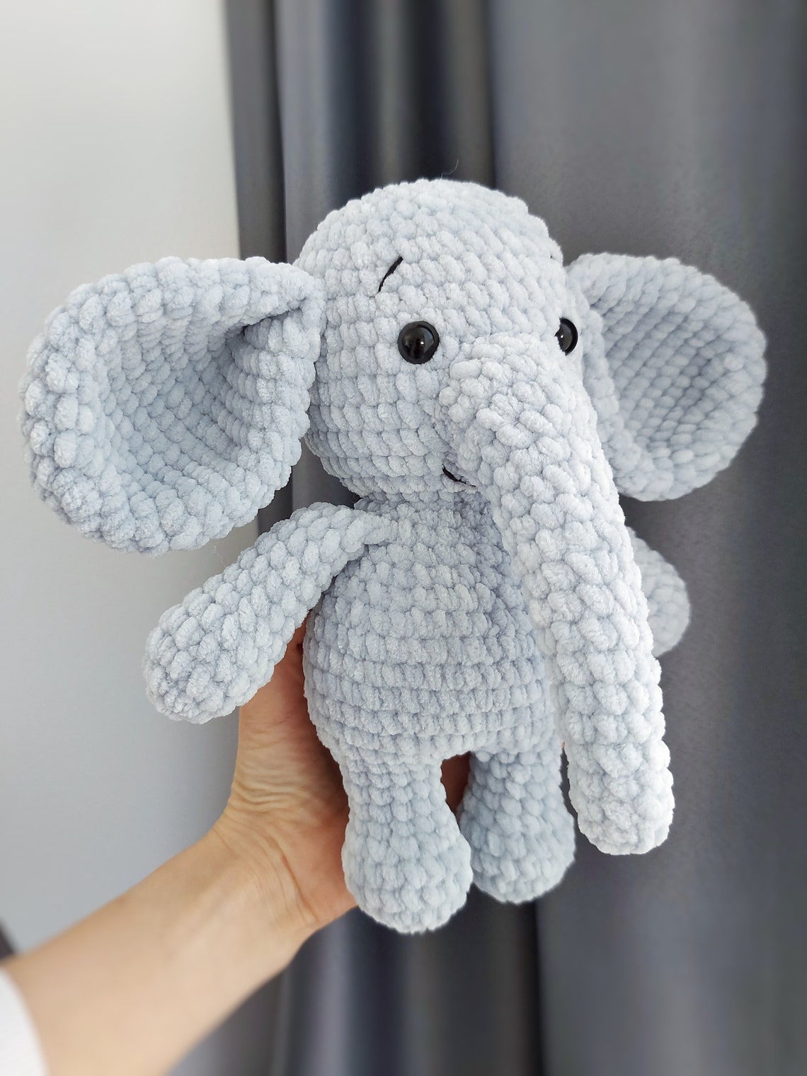 Plushie Toy Elephant Crochet Pattern Elephant Pattern - Etsy