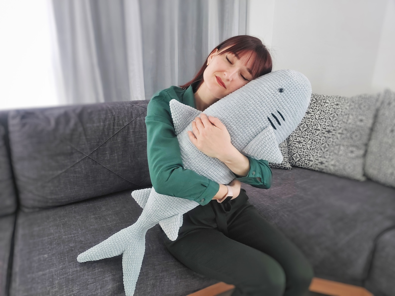 Crochet Big Shark Pillow Pattern, Amigurumi Shark (PDF Pattern) - Etsy