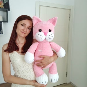 Crochet Big Cat Doll Patern, Big Cat Amigurumi Pattern, Seamless ...