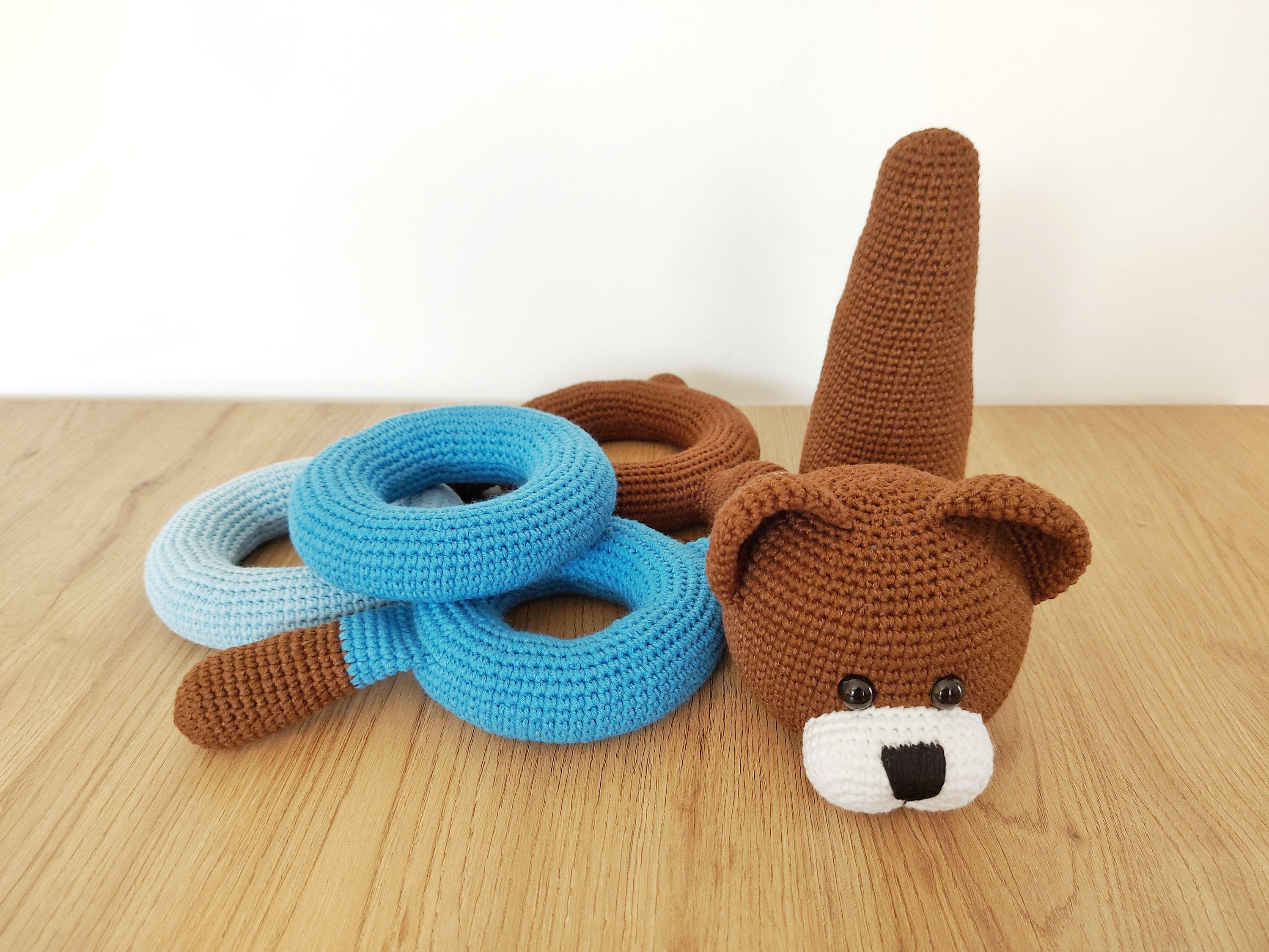 Stacking Bear Crochet English Pattern Montessori Bear Toy - Etsy