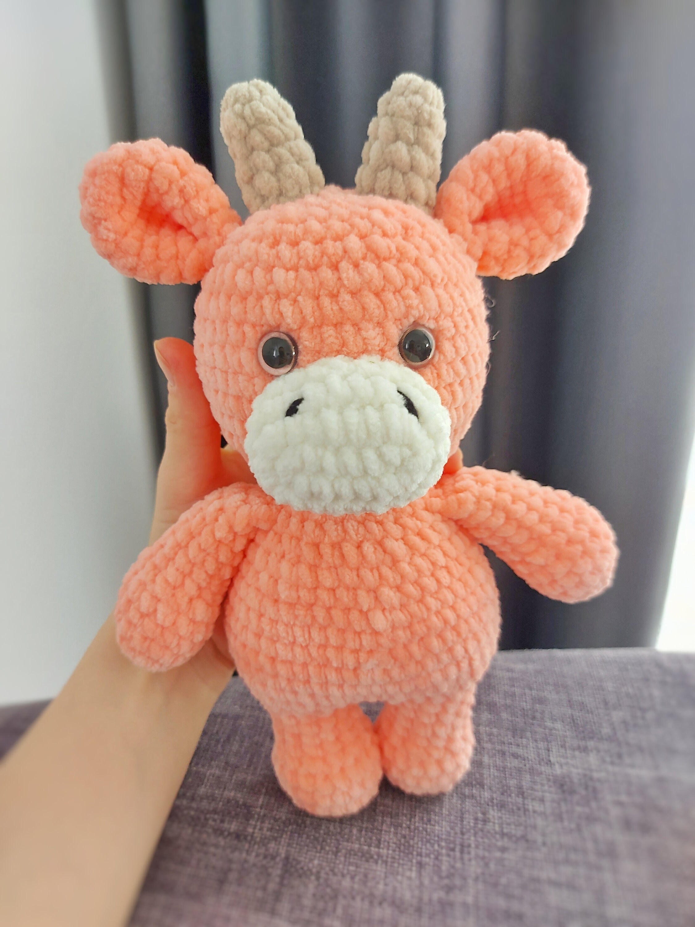 Crochet Cow Toy Pattern CROCHET PDF PATTERN english - Etsy