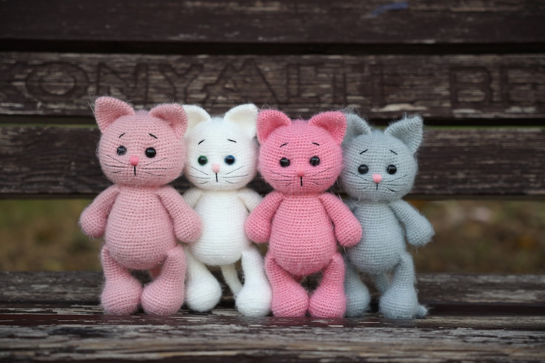 Crochet Pink Cat Doll Cheshire Cat Cat Amigurumi Toy - Etsy