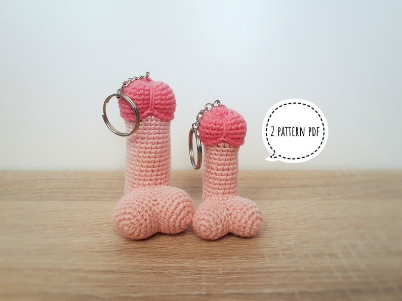 Crochet Penis Toy Pattern Amigurumi Trinket Pattern For Etsy