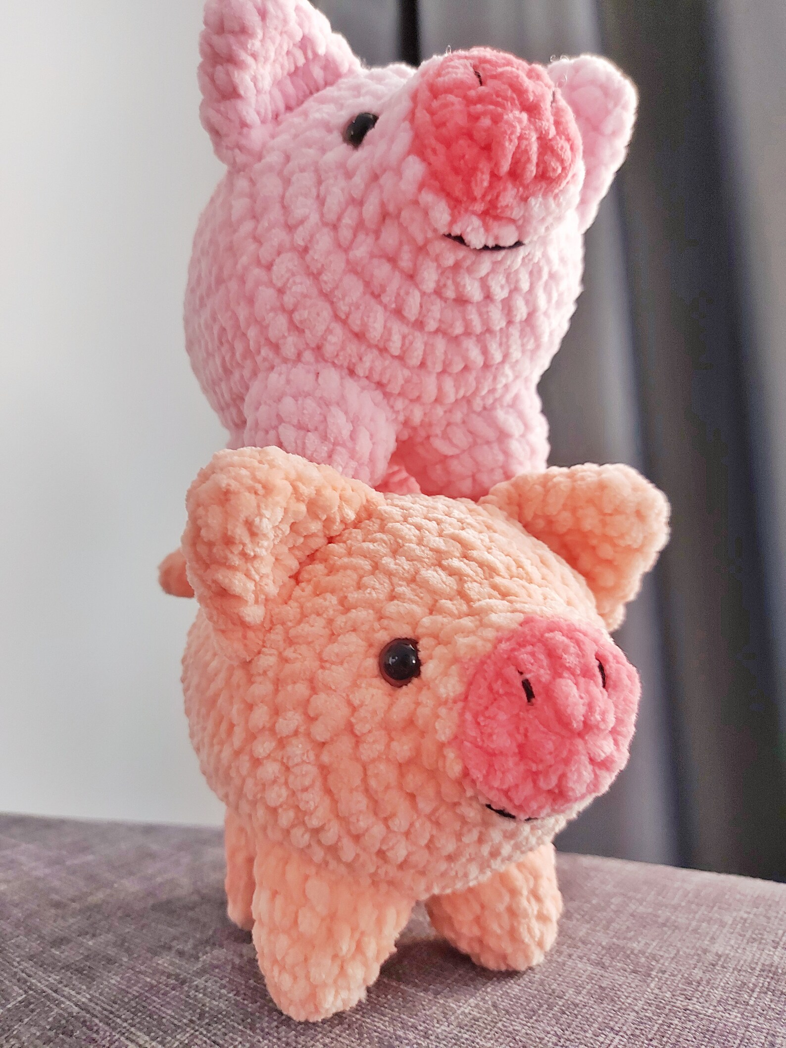 Pattern Instructed Pig Funny Pig Pattern Piggy Pattern Cute - Etsy