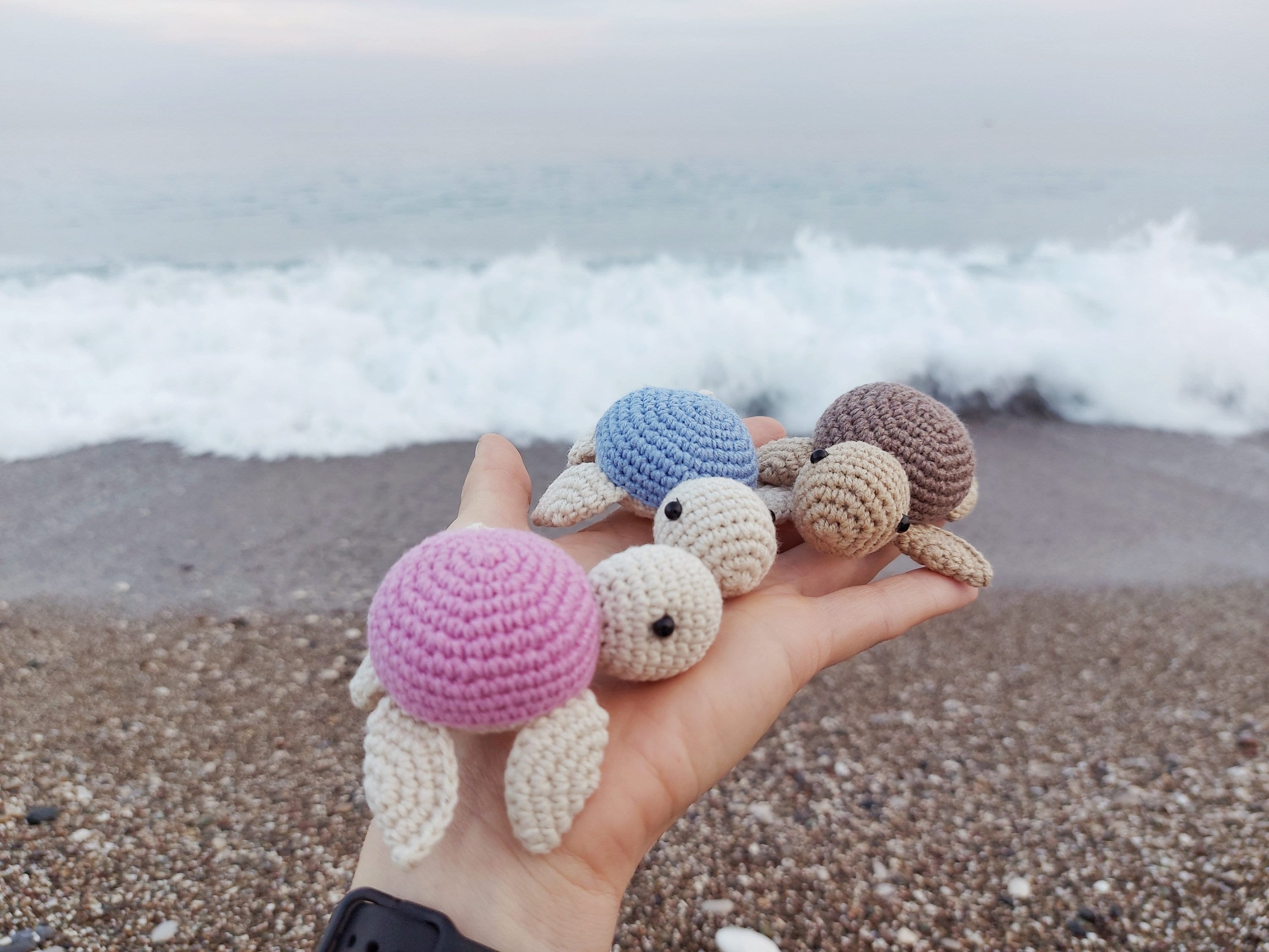 Crochet Little Turtle PATTERN Pdf Toy Sea Little Turtle by - Etsy