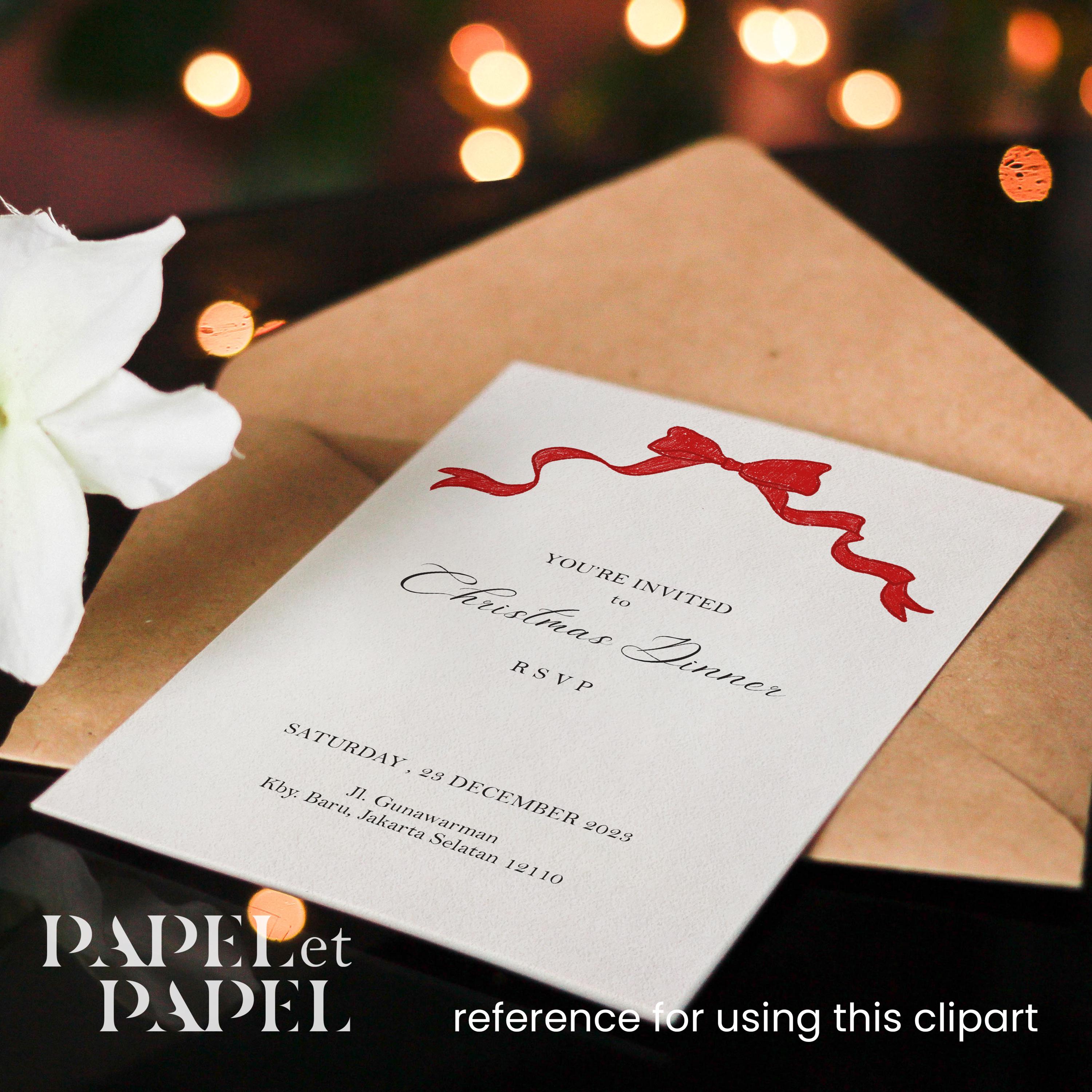 Hand Drawn Crest, Frame, Ribbon for Invitation, DIY Birthday Party ...