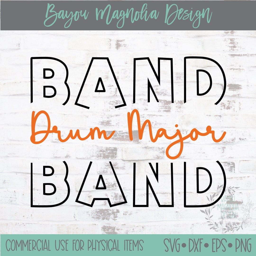 Drum Major SVG - Marching Band SVG - Band SVG - Drum Major Shirt Svg ...