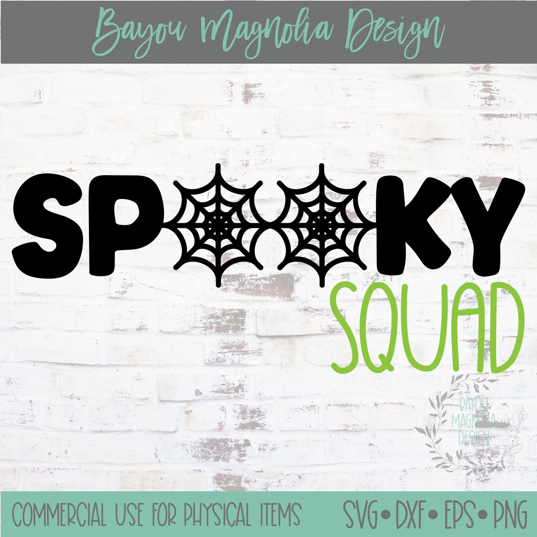 Spooky Squad SVG - Halloween SVG - Halloween Shirt SVG - Spooky Png ...