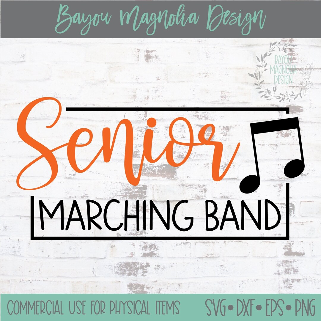 Marching Band Senior SVG - Marching Band SVG - Senior Shirt SVG ...