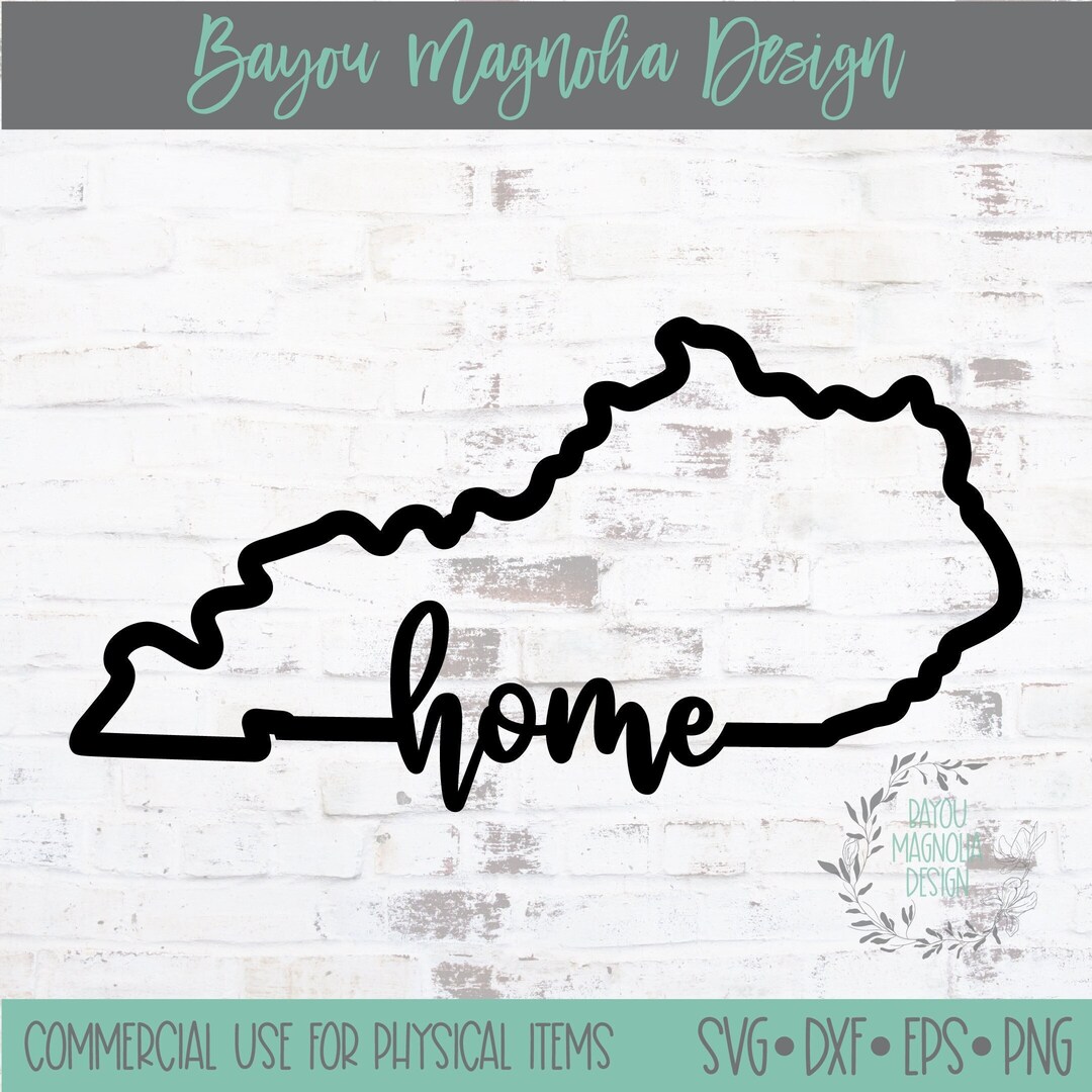 Kentucky State Outline SVG - Kentucky State SVG - Kentucky Home Svg ...