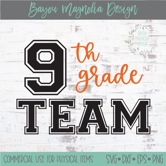 9th Grade Team SVG Ninth Grade Team SVG 9th Grade Teacher - Etsy