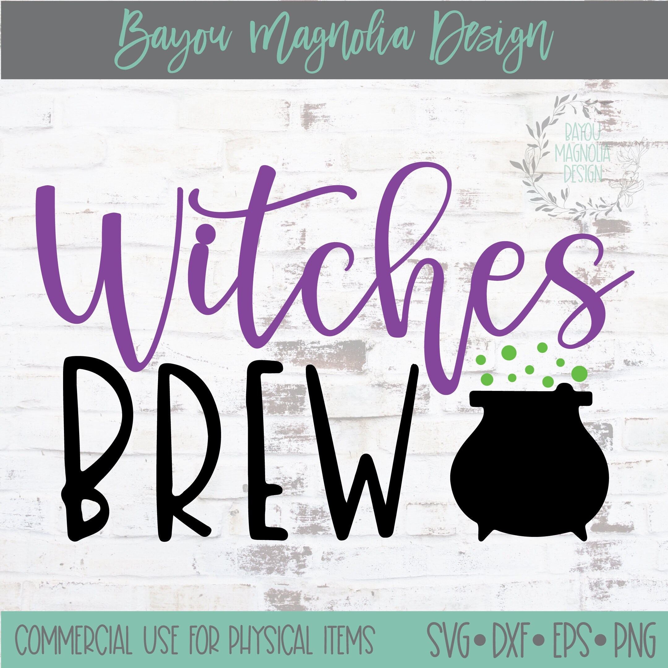 Witches Brew Halloween Cut Files for Cricut and Silhouette - Etsy