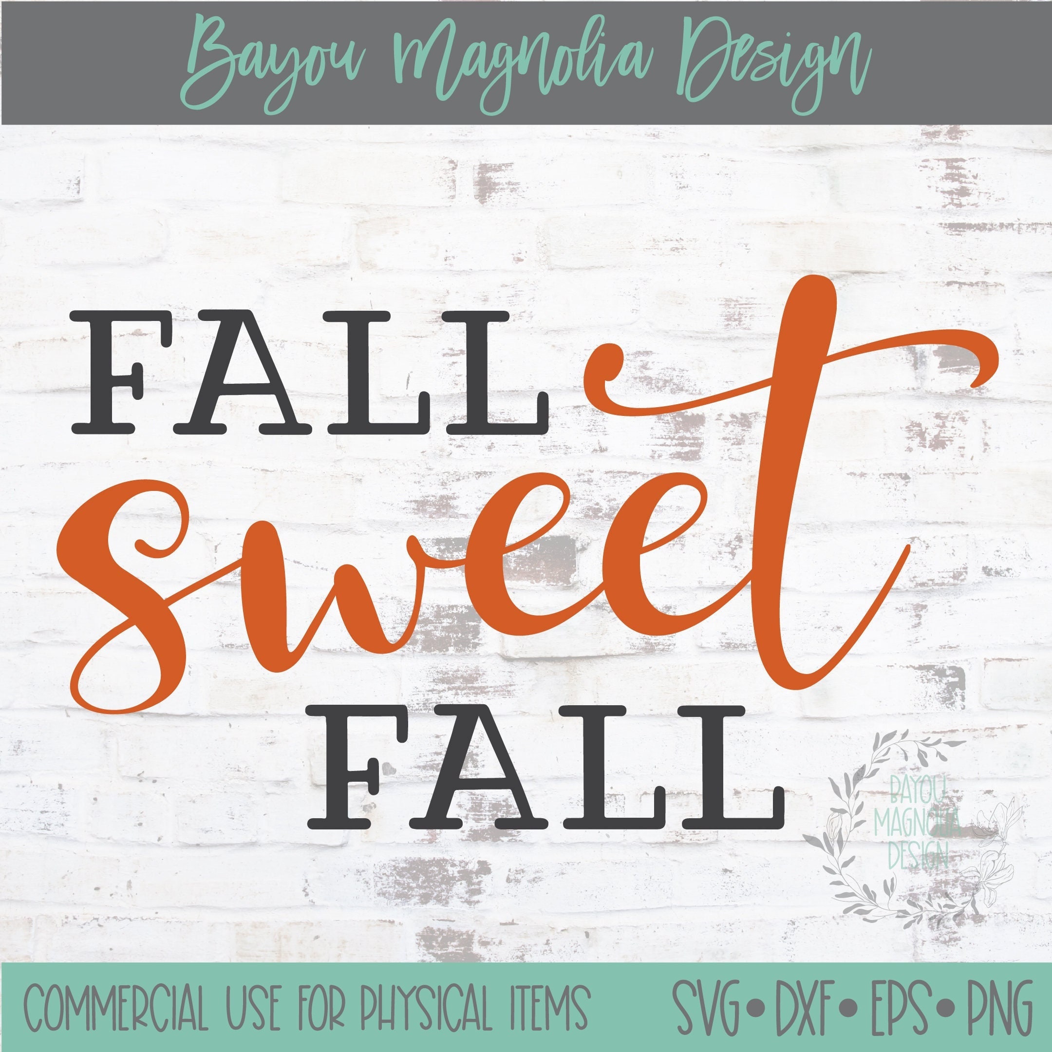 Fall Sweet Fall SVG Fall SVG Fall Sign SVG Thanksgiving Svg Autumn Svg ...