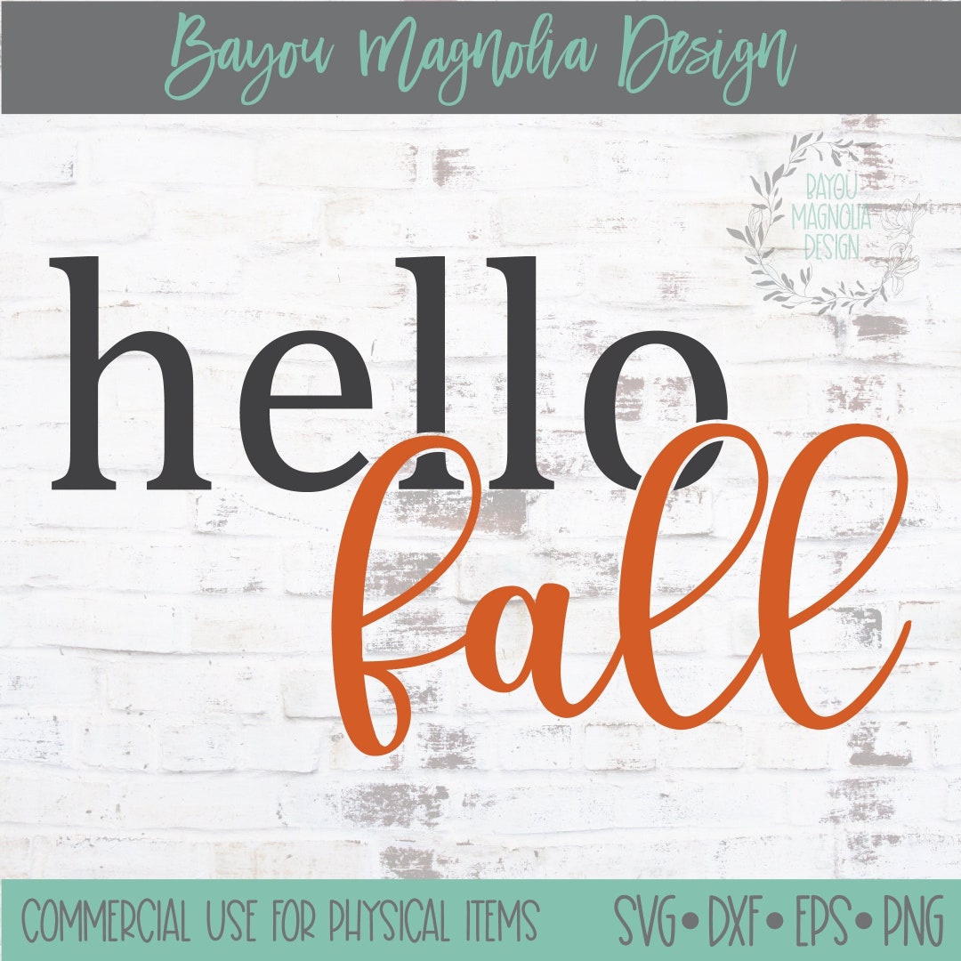 Hello Fall SVG Herbst SVG Herbst SVG Herbst SVG Herbst Svg Thanksgiving ...