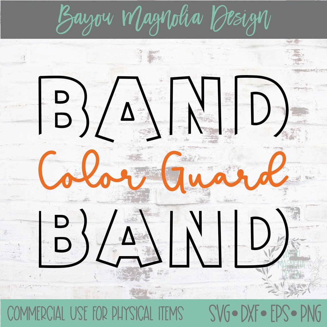 Marching Band Color Guard Cut File for Cricut and Silhoutte - Etsy