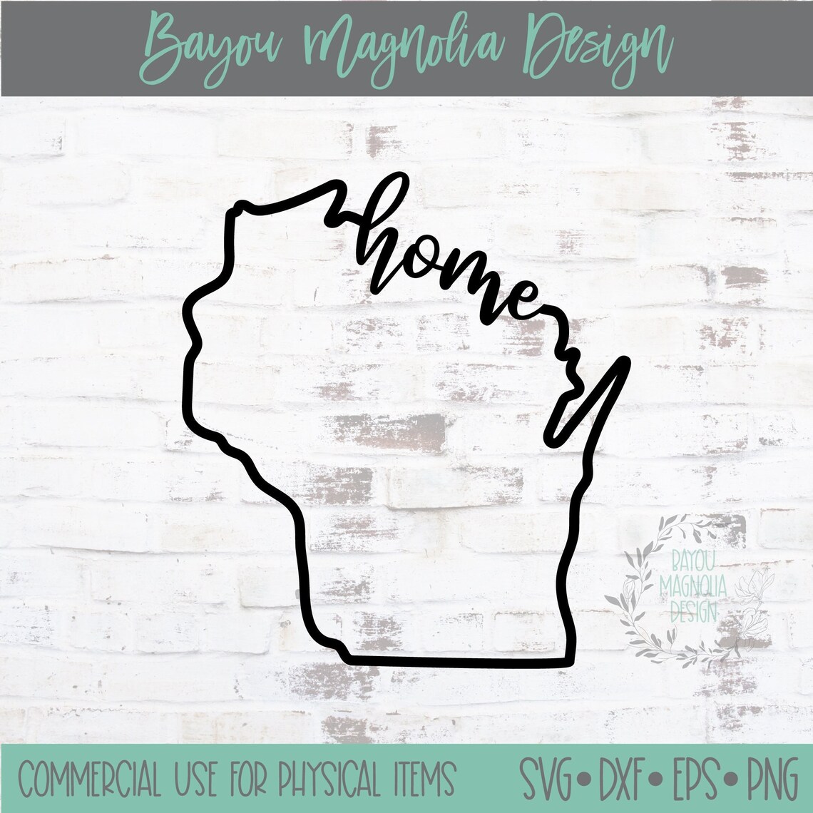 Wisconsin State Outline SVG Wisconsin Home SVG WI State - Etsy
