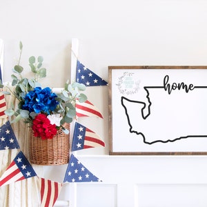 Washington State Outline SVG - Washington State SVG - Washington Home ...