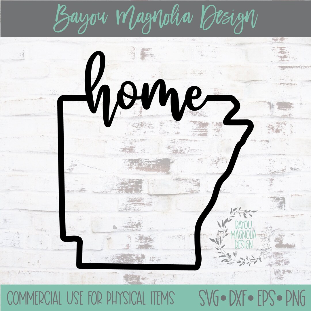 Arkansas State Outline SVG - Arkansas State SVG - Arkansas Home Svg ...