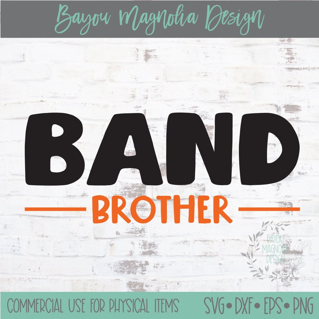 Band Brother SVG: Sibling Band Shirt Design (digital Download) - Etsy
