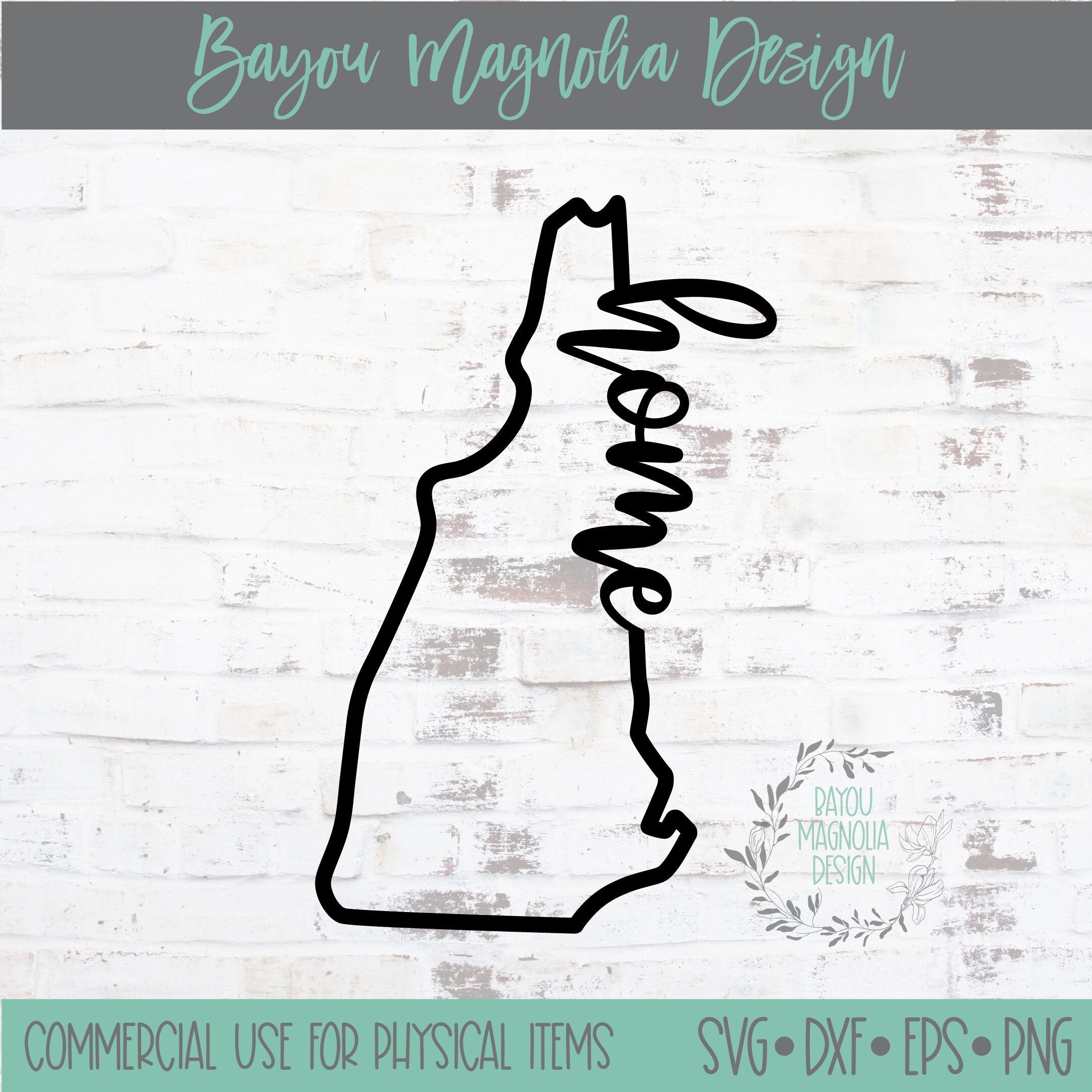 New Hampshire State Outline SVG New Hampshire State SVG - Etsy