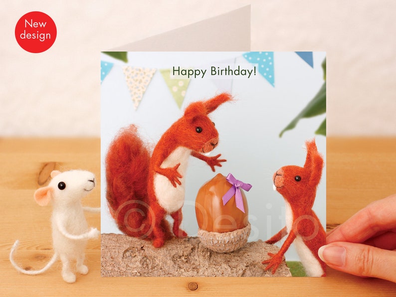 Whimsical Birthday Card Happy Birthday - Etsy