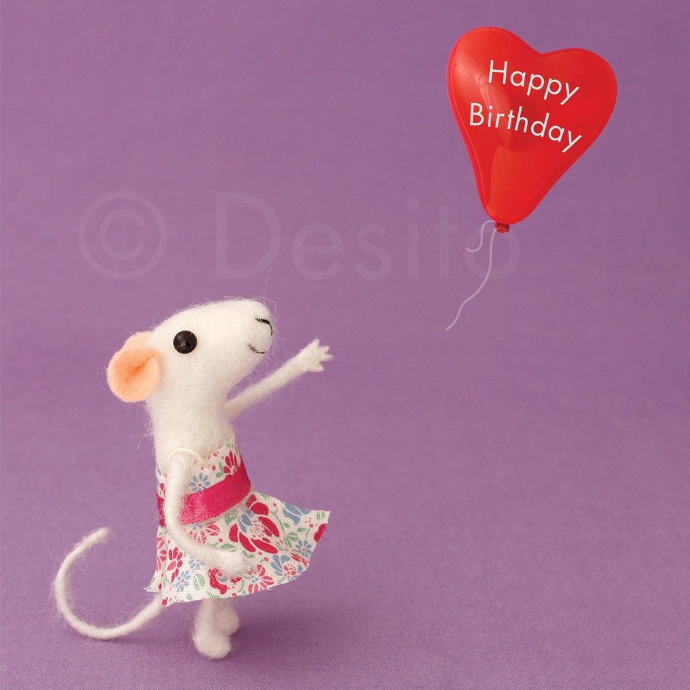 Whimsical Birthday Card Happy Birthday - Etsy UK