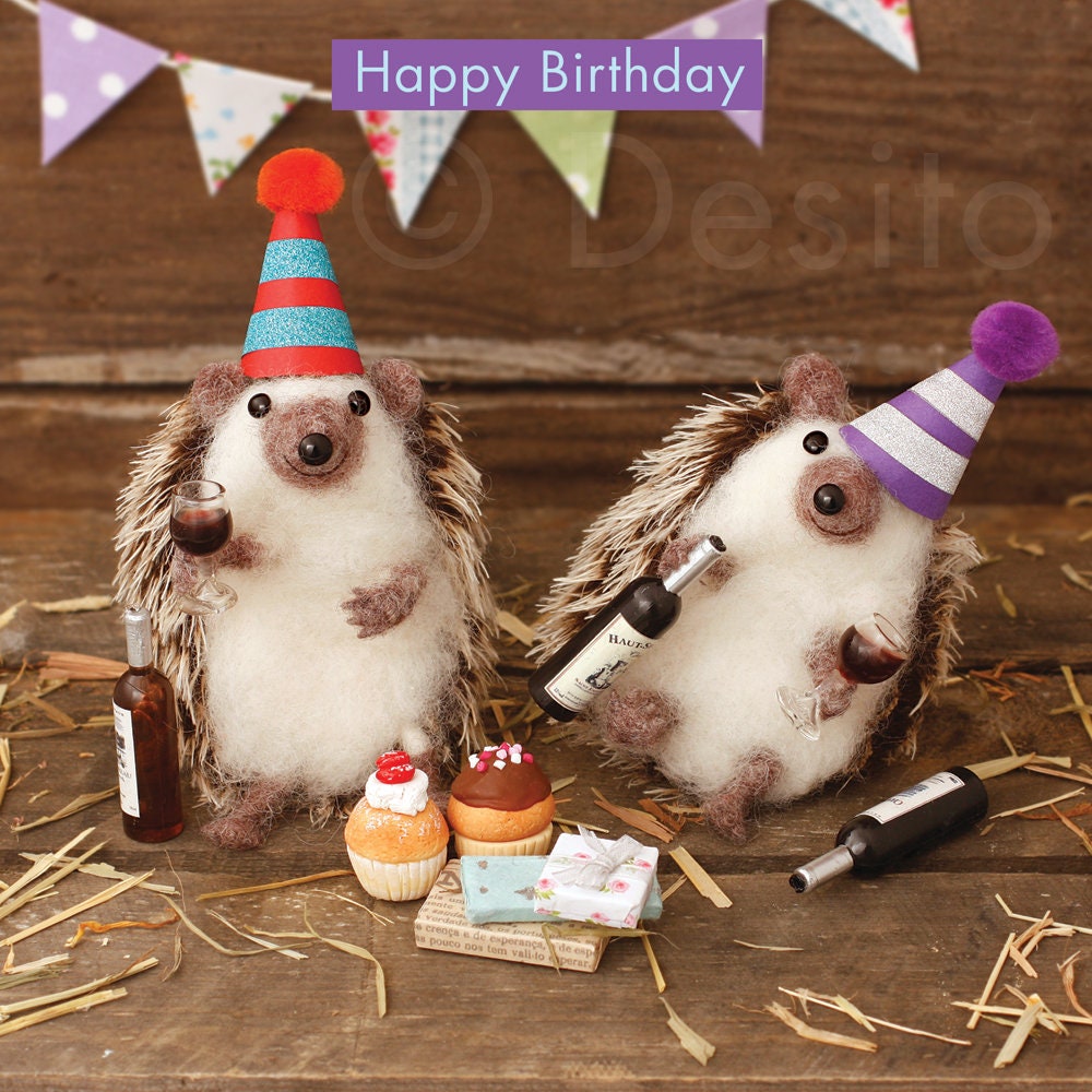 Whimsical Birthday Card Happy Birthday | Etsy UK