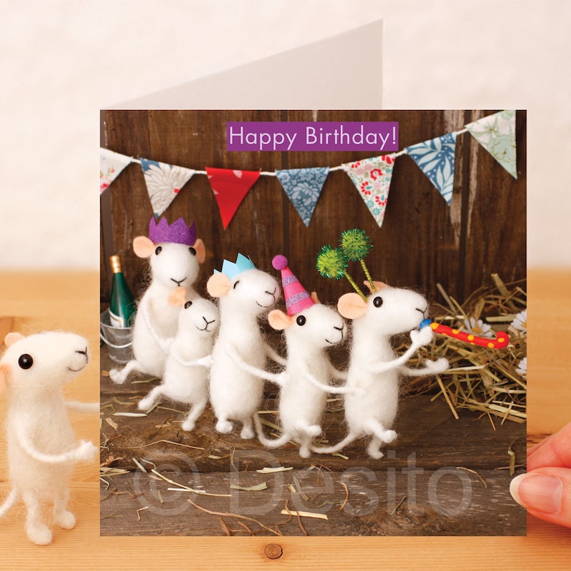 Whimsical Mouse Birthday - Etsy UK