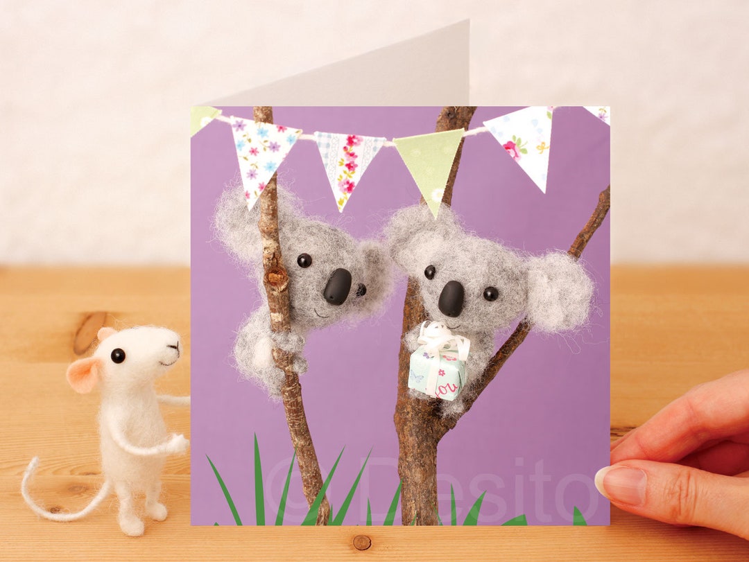 Whimsical Greetings Card birthday Card - Etsy UK