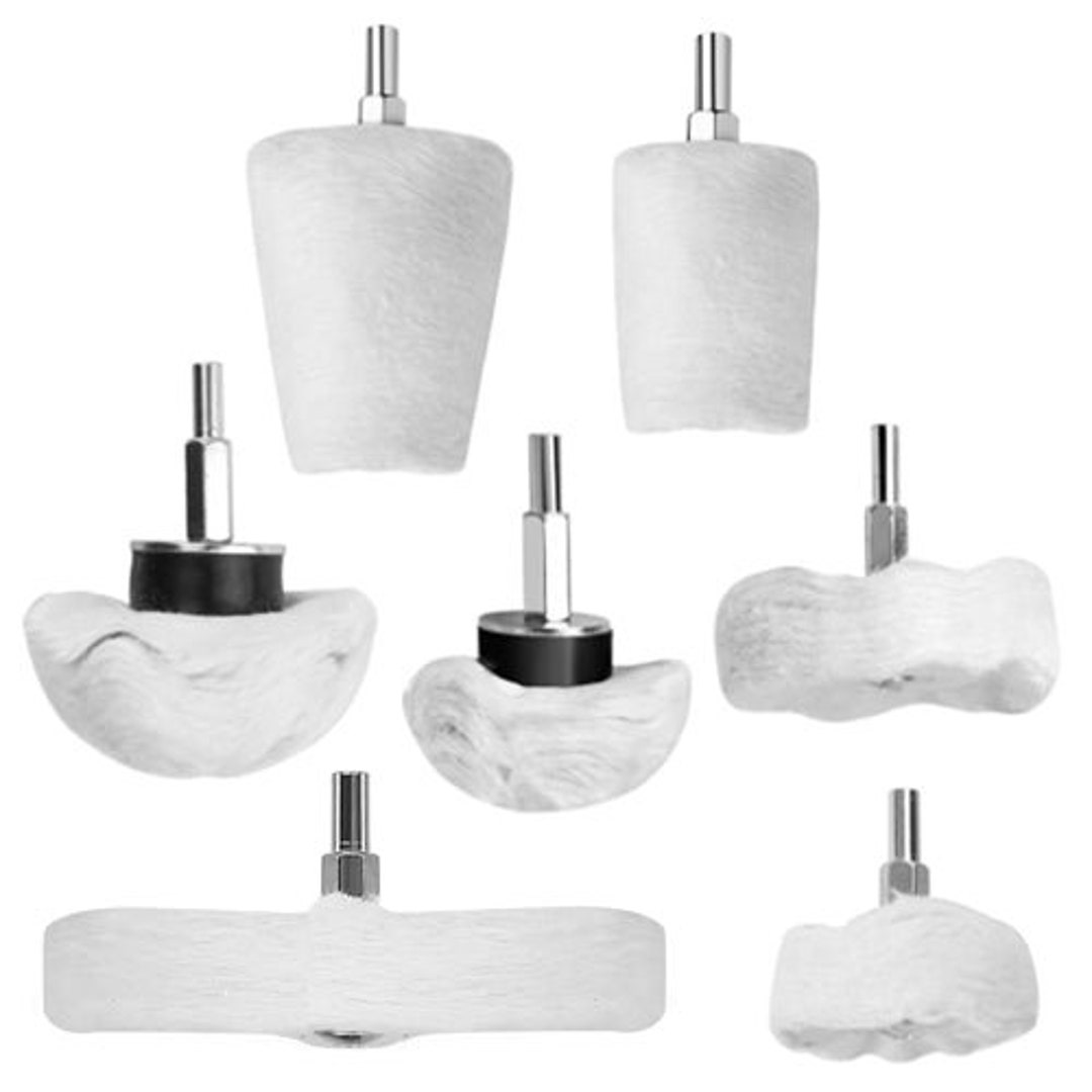 7pcs Polishing Pads Car Buffing Wheels Motorcycle Polishing Disc Ball ...