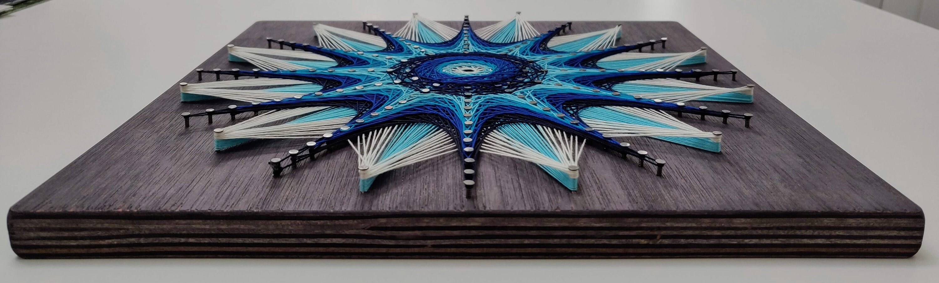 STRING ART Blue Art Blue Decor Wall Decor Bedroom Art - Etsy Polska
