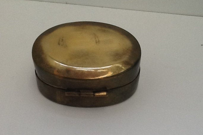 Vintage/antique Brass Snuff Box - Etsy