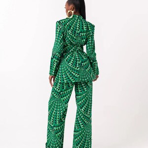 African 2 Piece Suit , Ankara Suit, African Print Women Suit, African ...