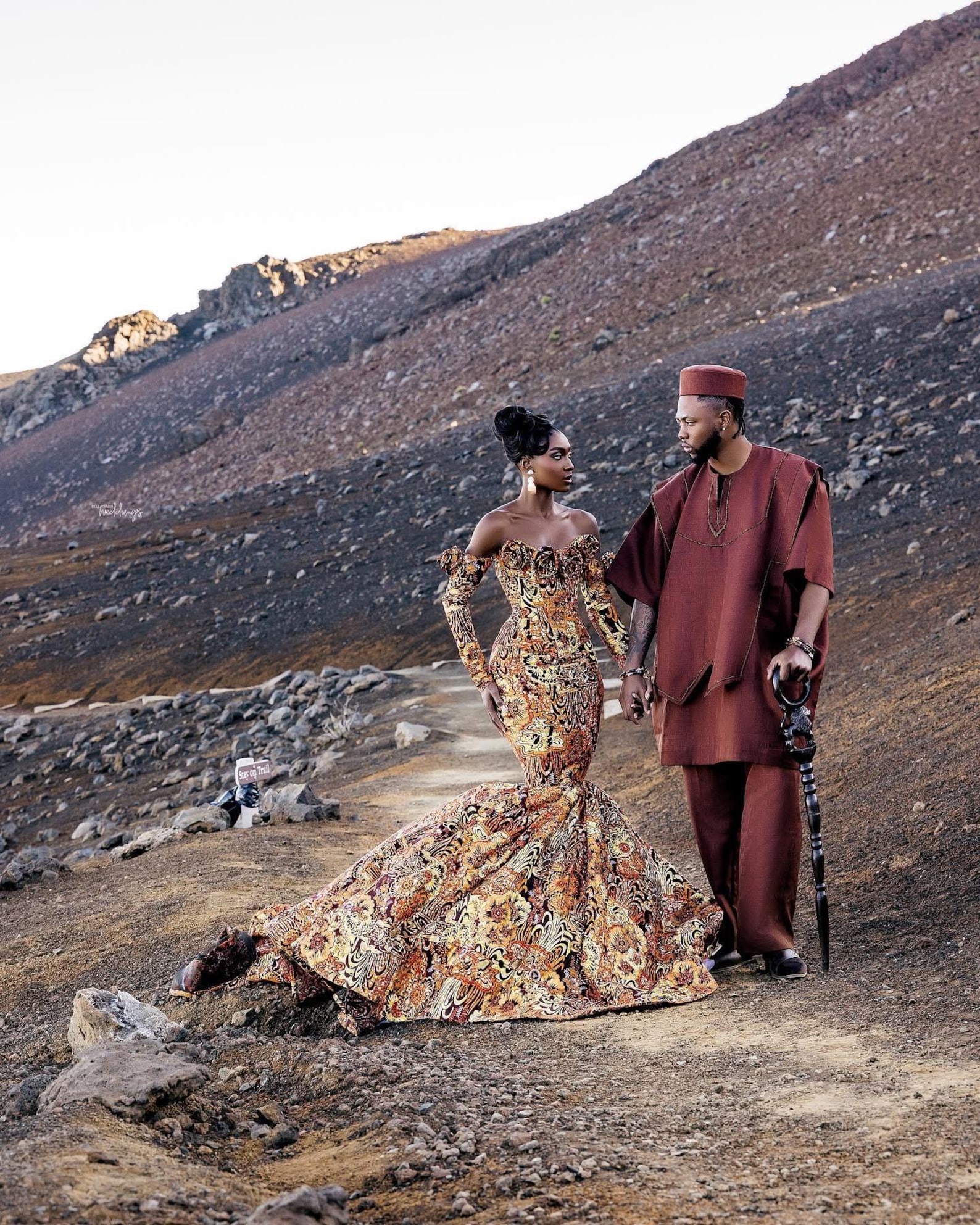 Couples African Attire, Ankara Couple Outfit, African Wedding Outfit ...