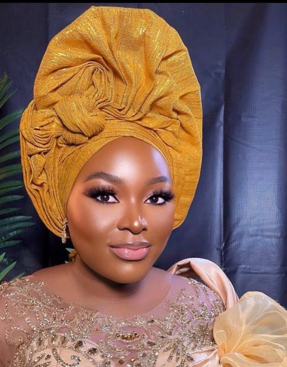 African Autogele, Pre-tied Asooke Gele, Ready to Wear Gele, African ...