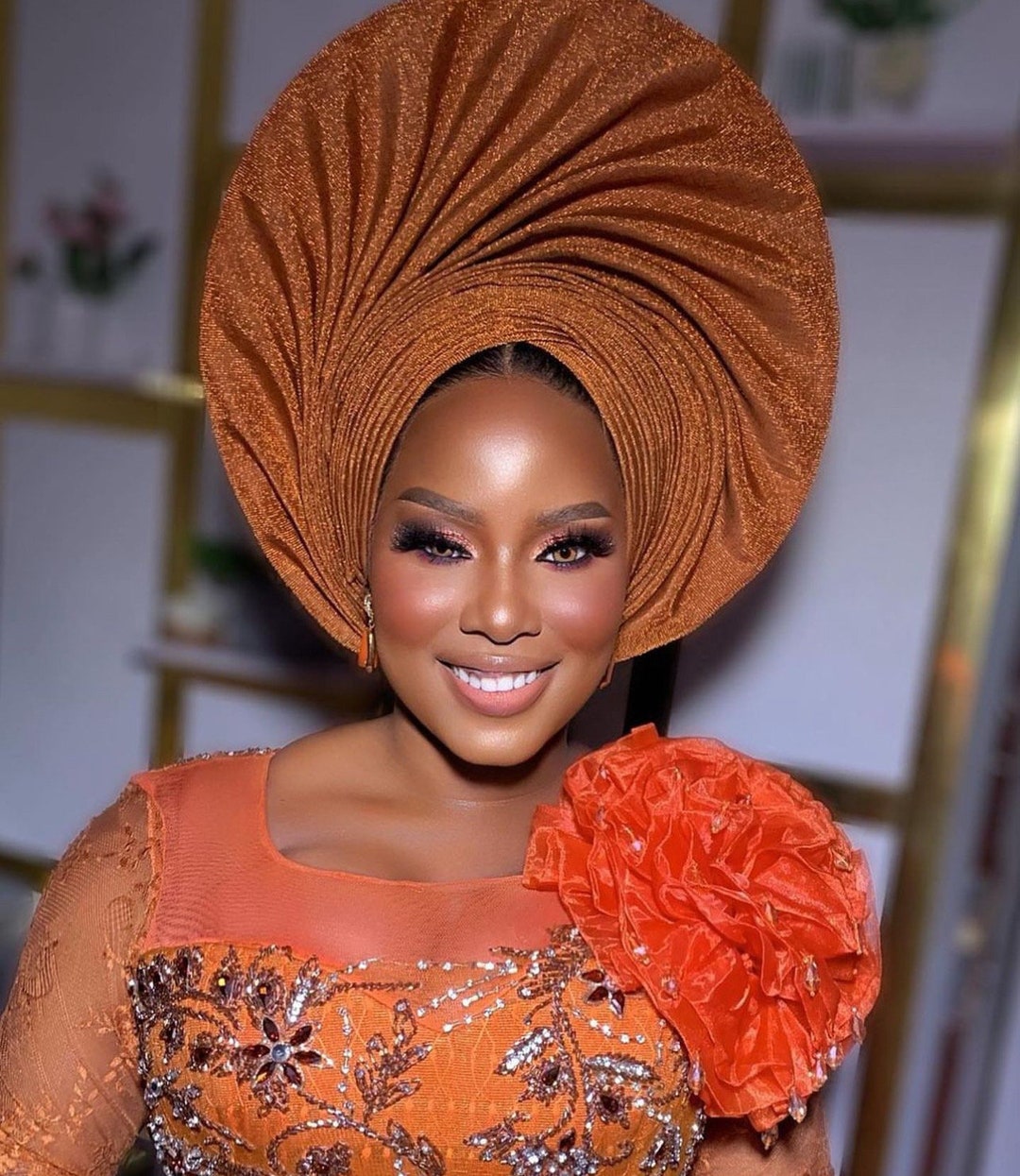 African Autogele, Pre-tied Asooke Gele, Ready to Wear Gele, African ...