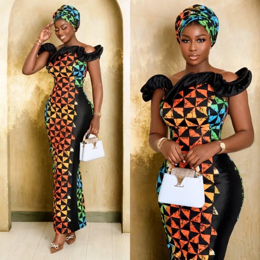 African Print Dress, Ankara Dress, African Occasion Dress, African ...