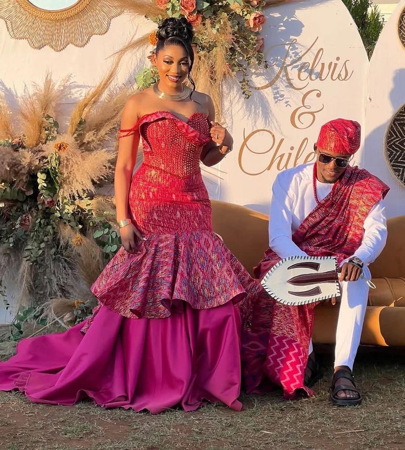 Couples African Outfit, Ankara Couples Matching Clothes, African ...