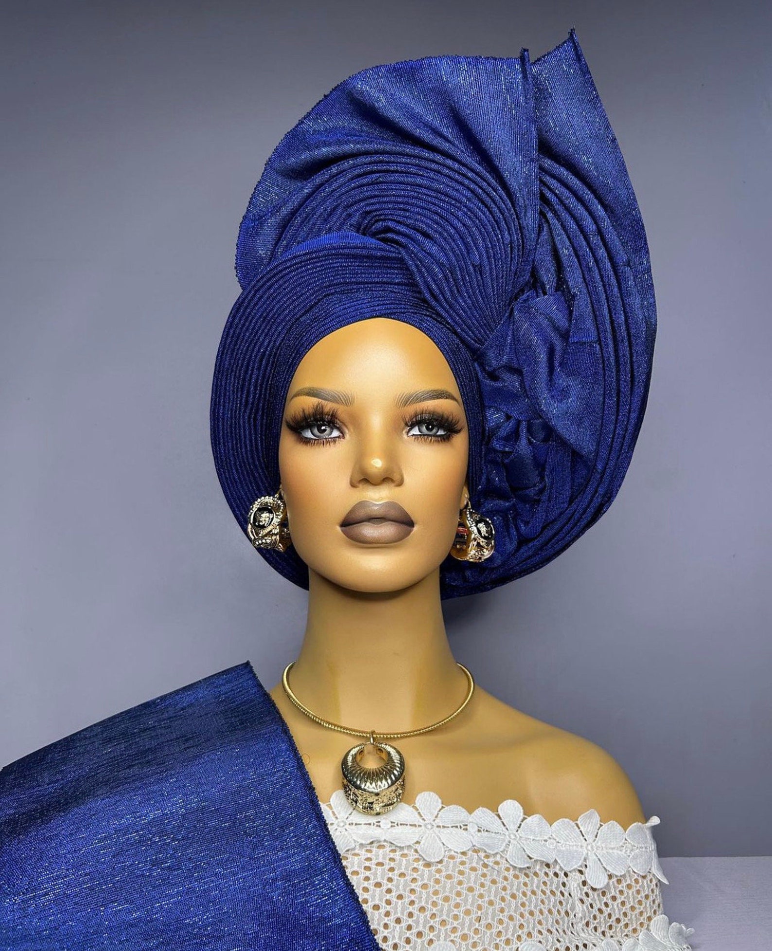 African Autogele, Pre-tied Asooke Gele, Ready to Wear Gele, African ...