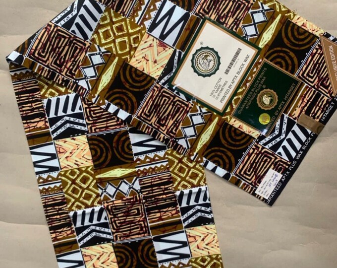 African Fabric, 6 Yards Ankara Fabric, Sewing Fabric, Craft Fabric ...